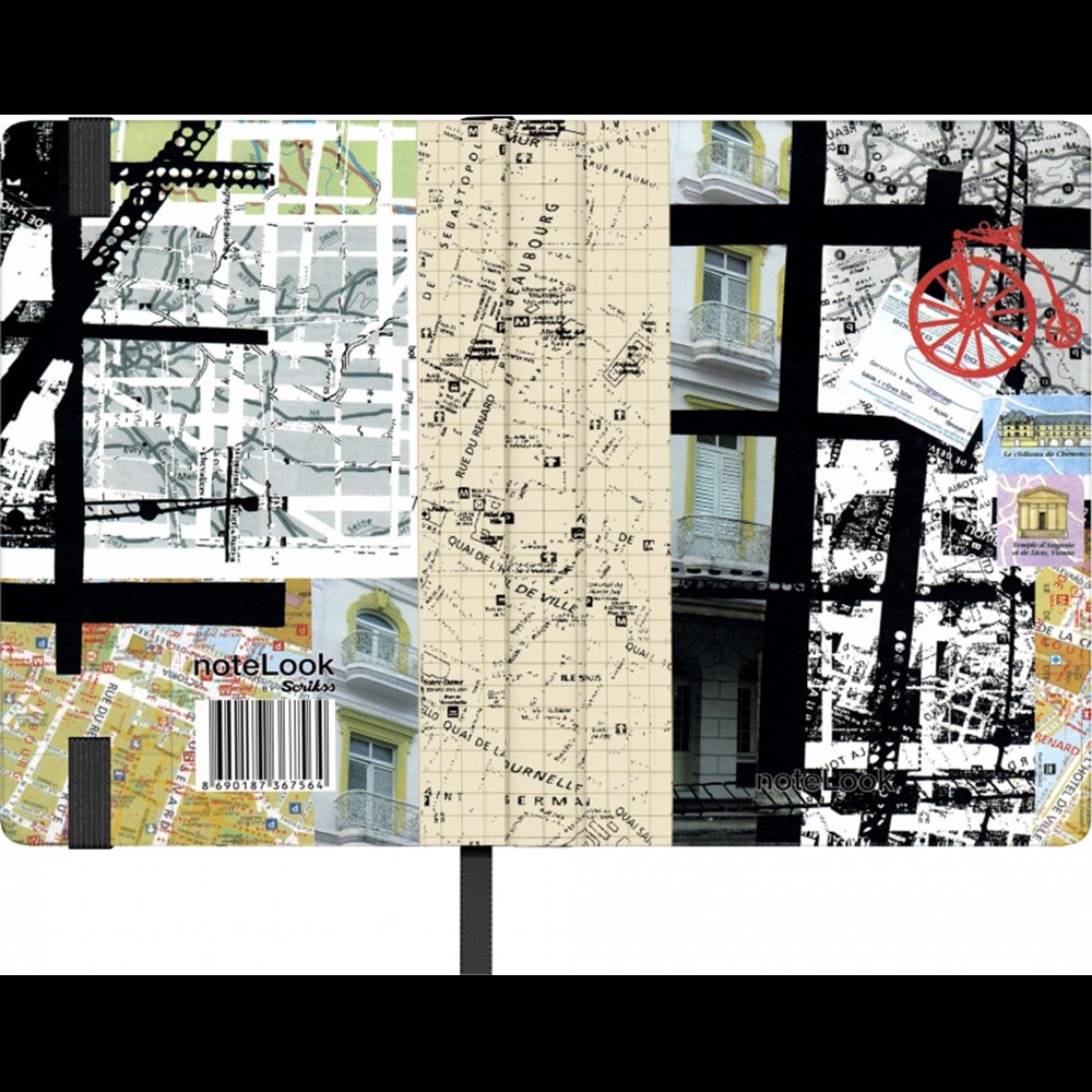 Şehir Haritasi Defter Çizgili A7 | Scrikss