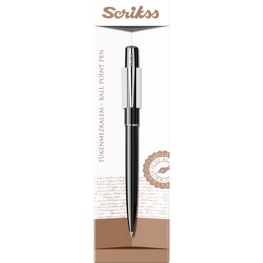 Vintage 41 Tükenmez Kalem Siyah | Scrikss